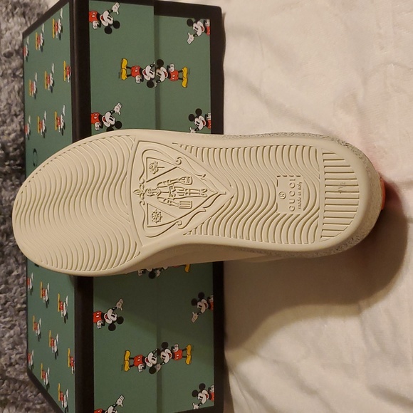 Gucci | Shoes | Gucci Disney X Gucci Mickey Mouse Sneakerstrainers ...